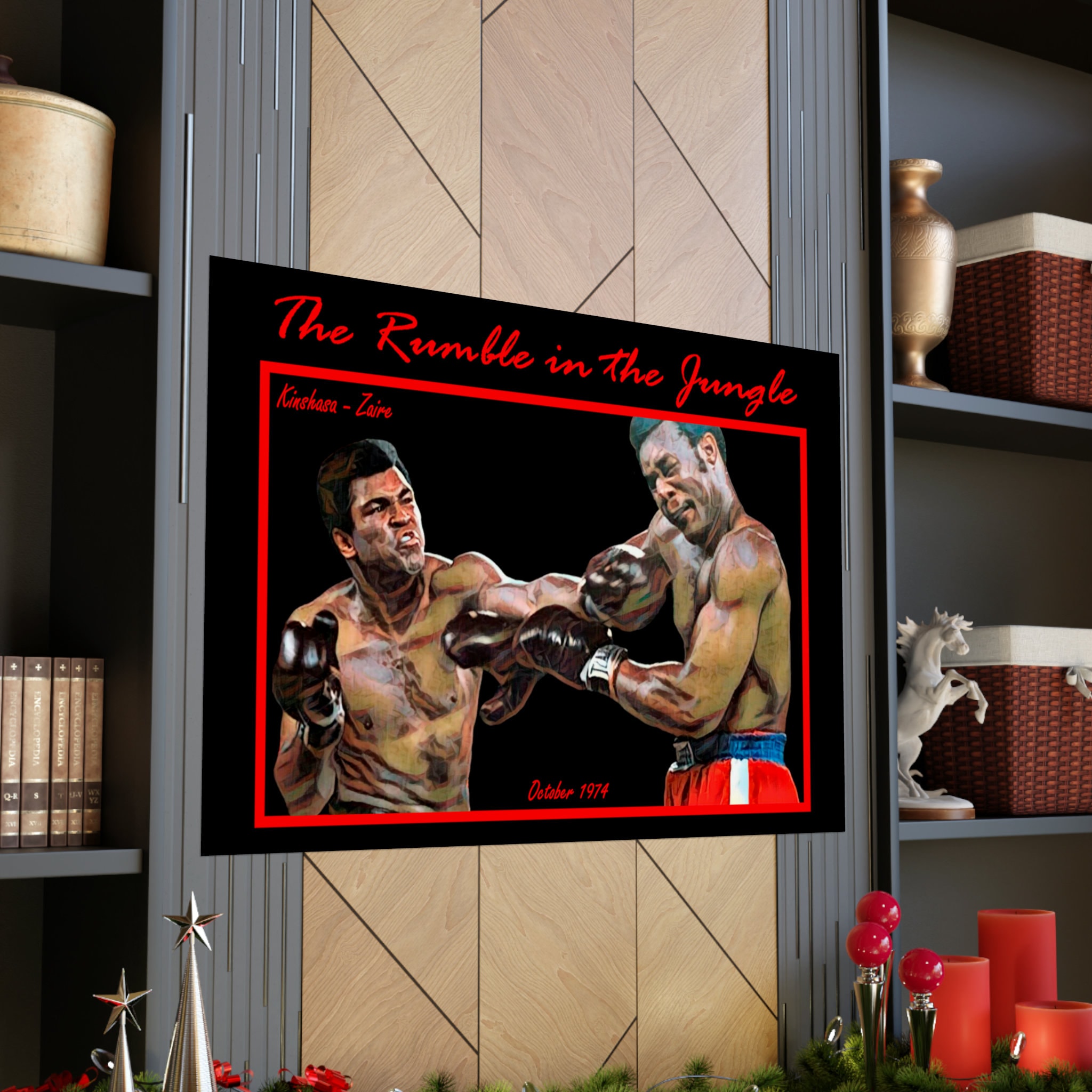 The Rumble in the Jungle Matte Horizontal Uncoated Posters, George ...