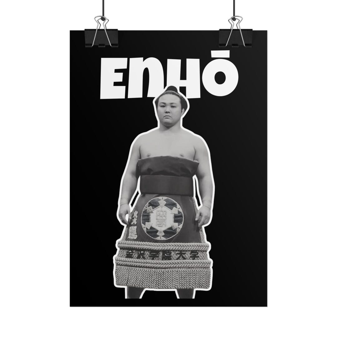 Enho Sumo Wrestler Poster: Japanese Martial Arts Fan Wall Art - Etsy