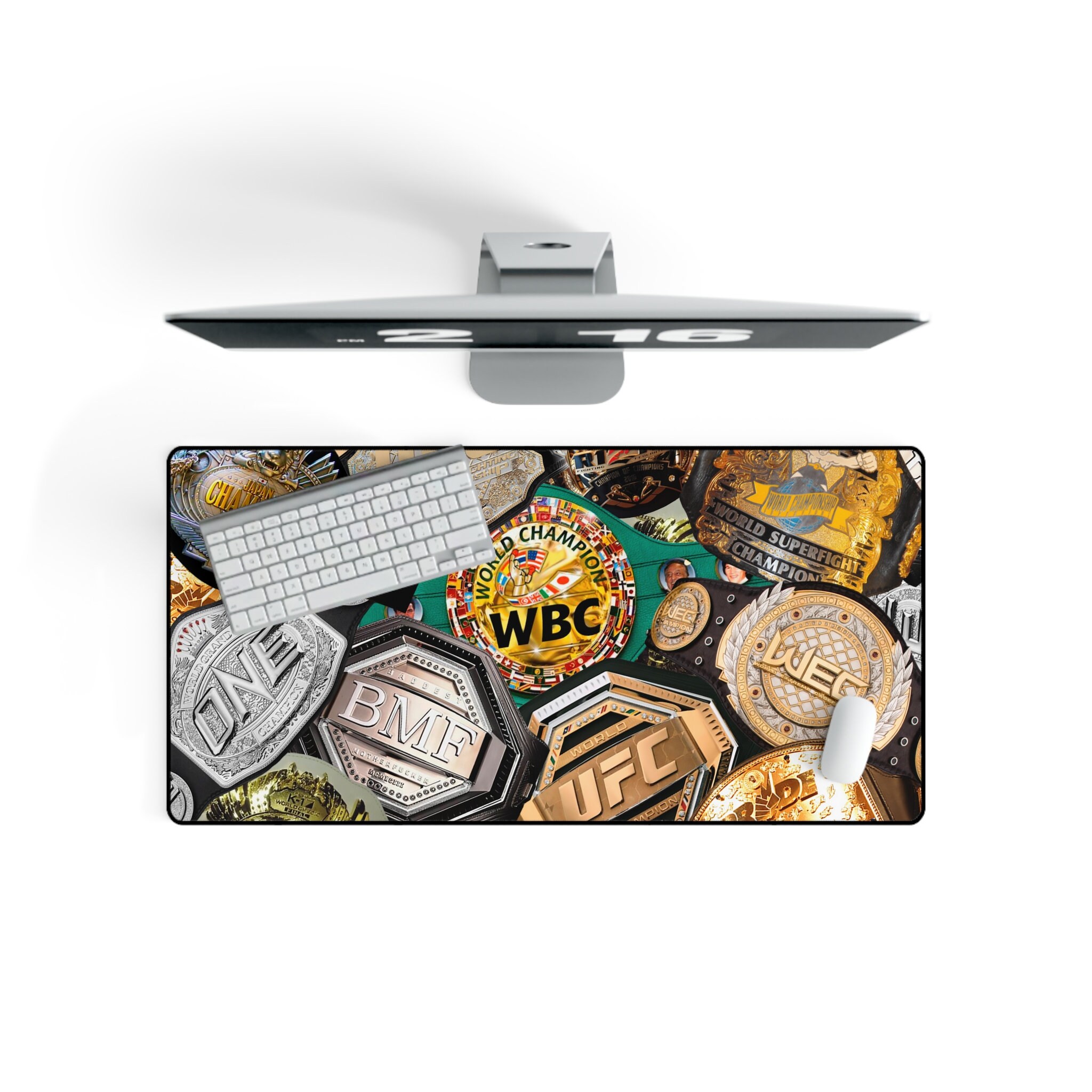 Combat Sports Championship Belts Desk Mats, MMA, Boxing & Kickboxing ...