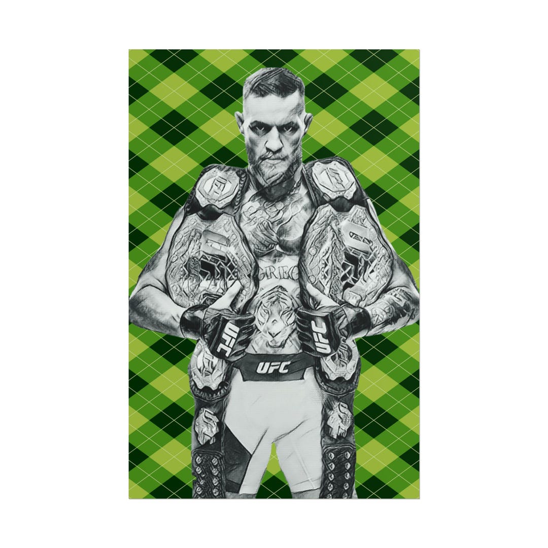 Conor Mcgregor Double Champ UFC Poster: Matte Finish Wall Art - Etsy