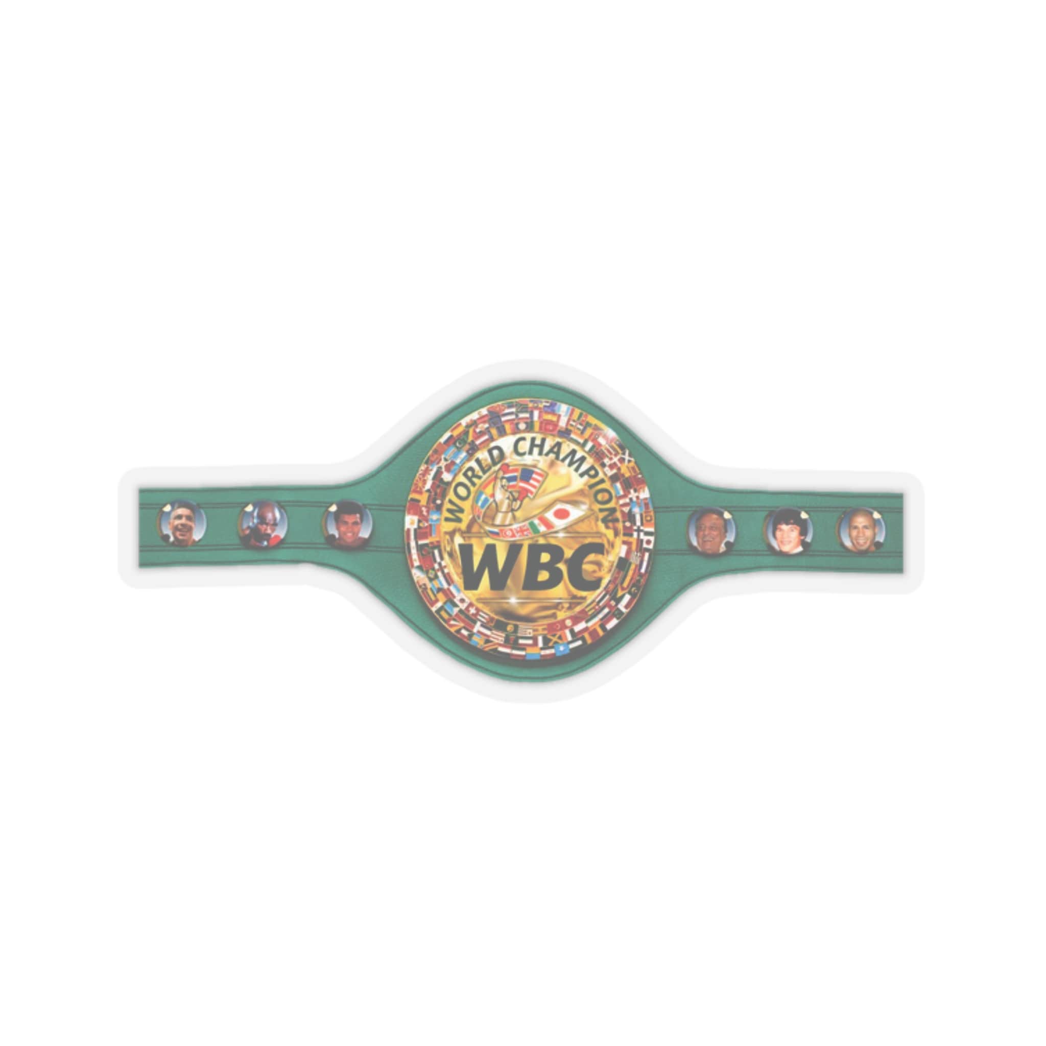 WBC Belt Kiss-cut Stickers, Boxing Organization Sticker, Champion Belt Sticker, Boxing Belt ...