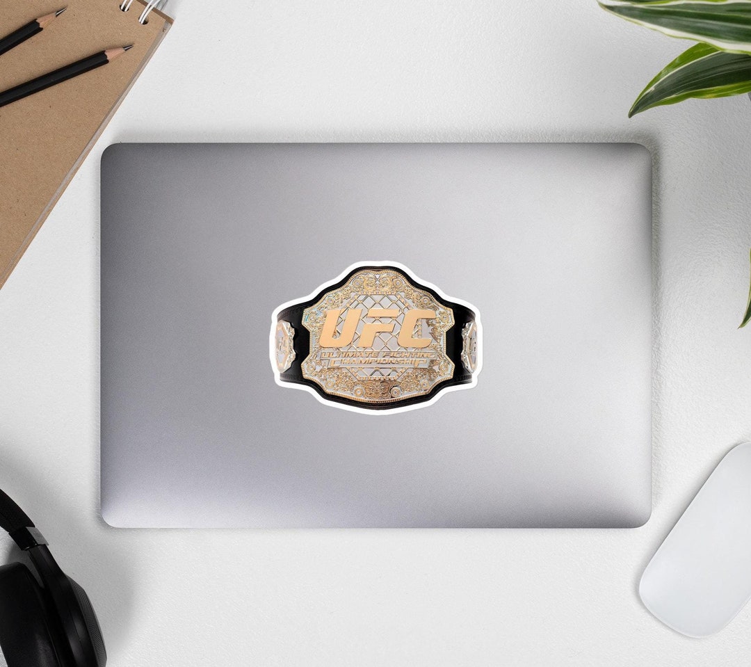 UFC Classic Belt Bubble-free Stickers - Etsy