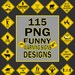 Funny Warning Signs PNG Bundle: 127 Designs (digital Download) - Etsy
