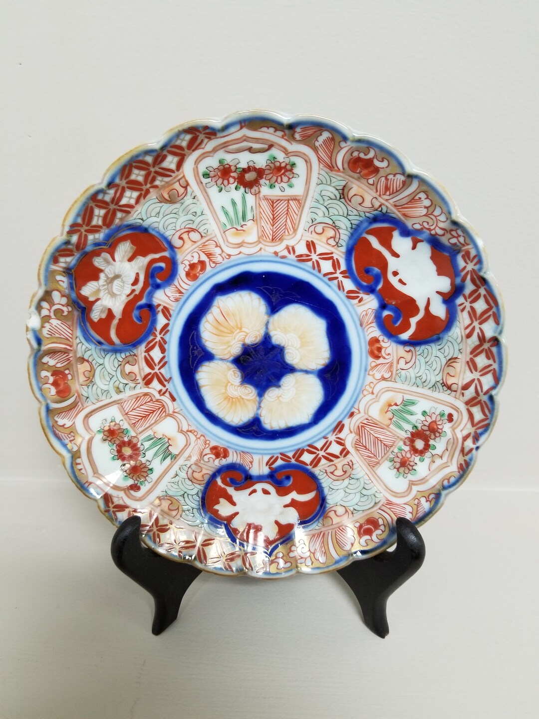 Yamatoku Imari Japanese Plate 1910-1920 - Etsy