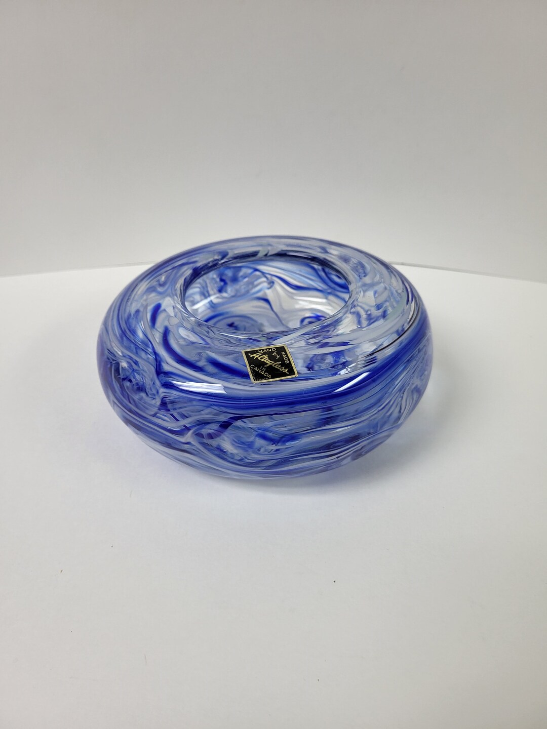 Altaglass Art Glass Candy Dish - Etsy
