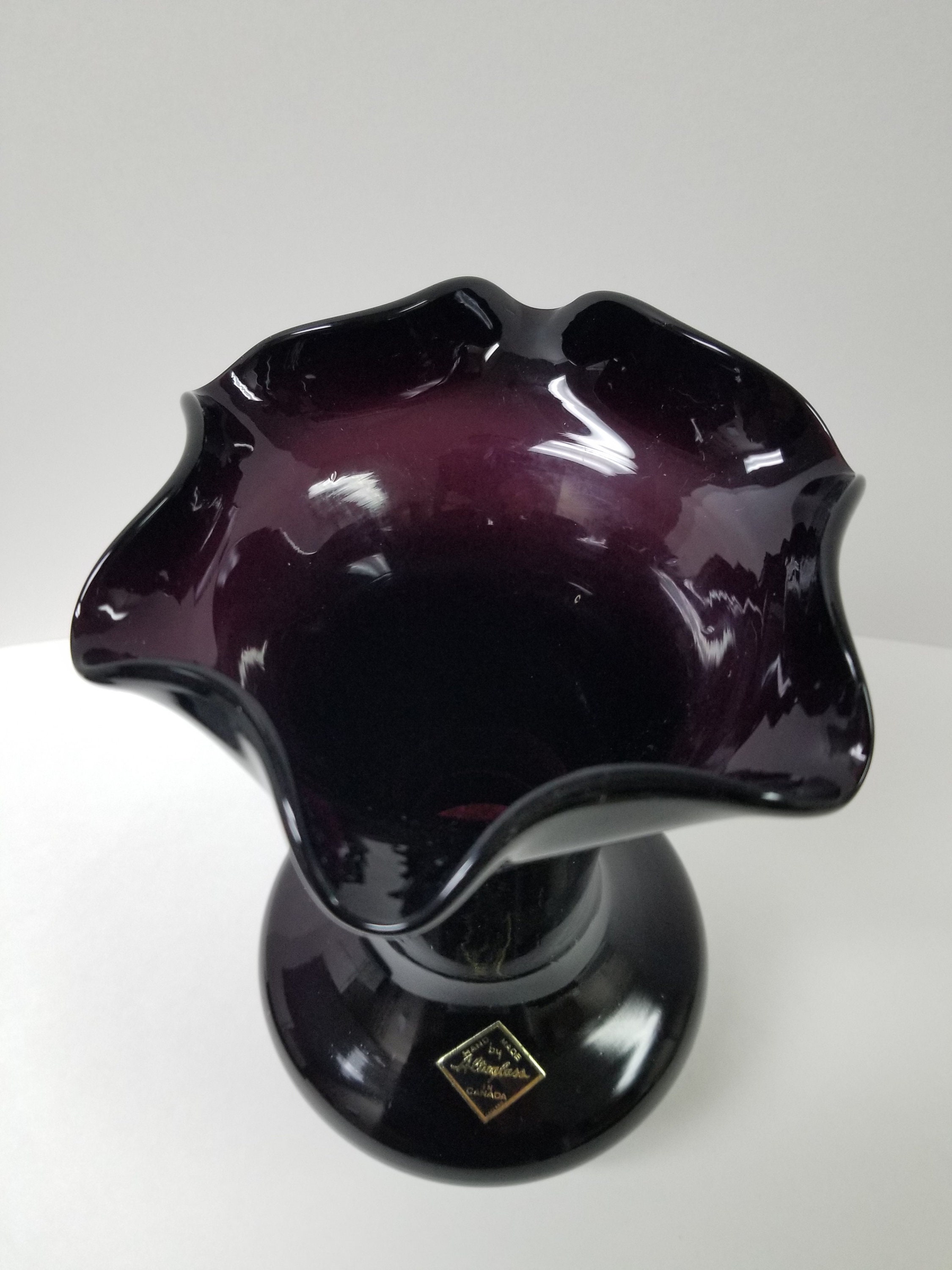 Altaglass Black Amethyst Vase* - Etsy