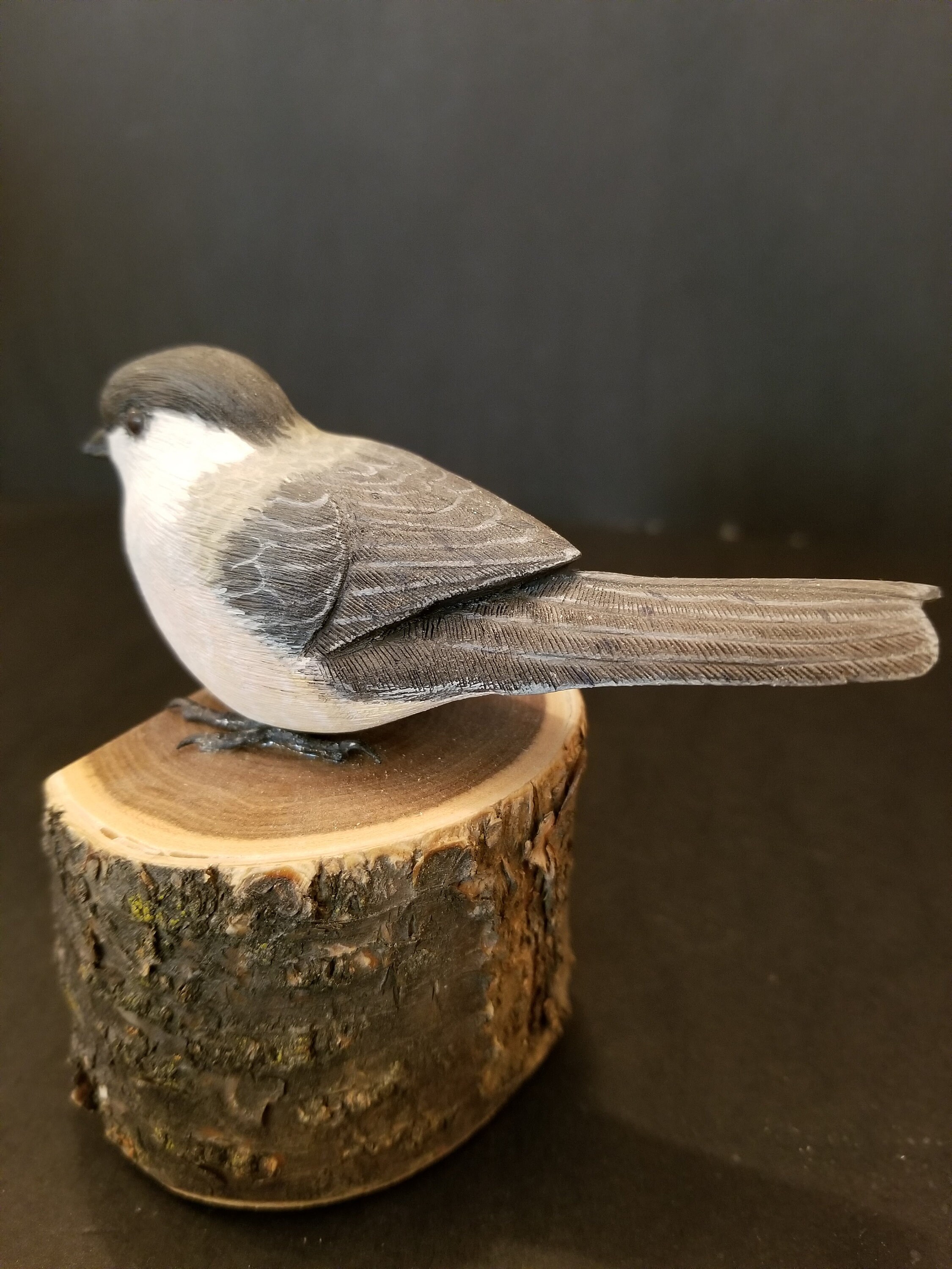 Black-capped Chickadee Wood Carving - Etsy