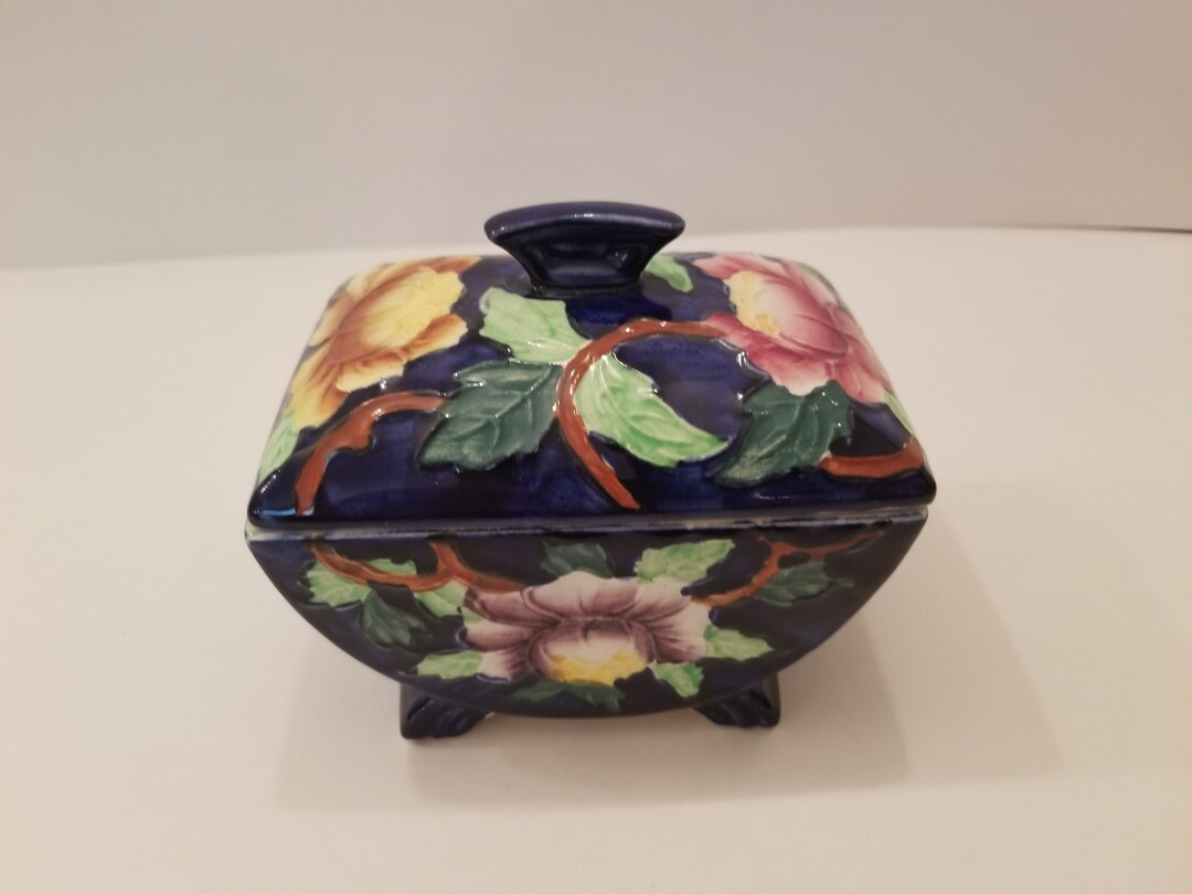 Maling Pottery Peona Butter Dish - Etsy