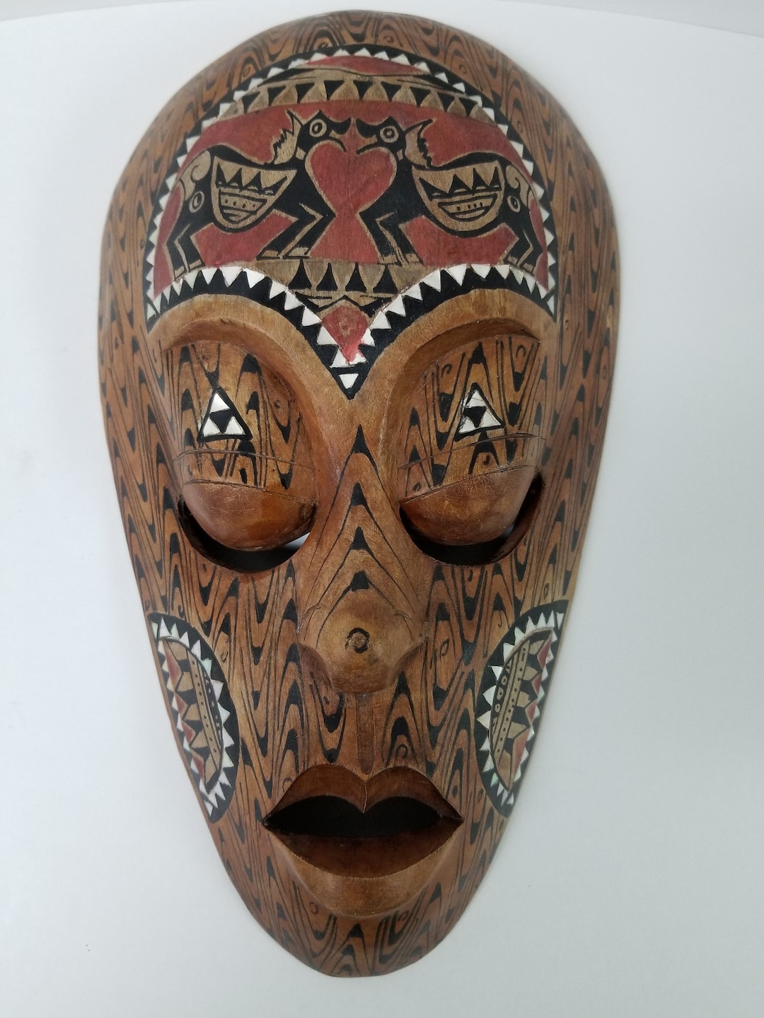 Malacca Malaysian Wood Tribal Mask* - Etsy