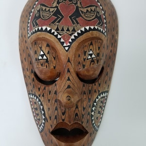 Malacca Malaysian Wood Tribal Mask* - Etsy