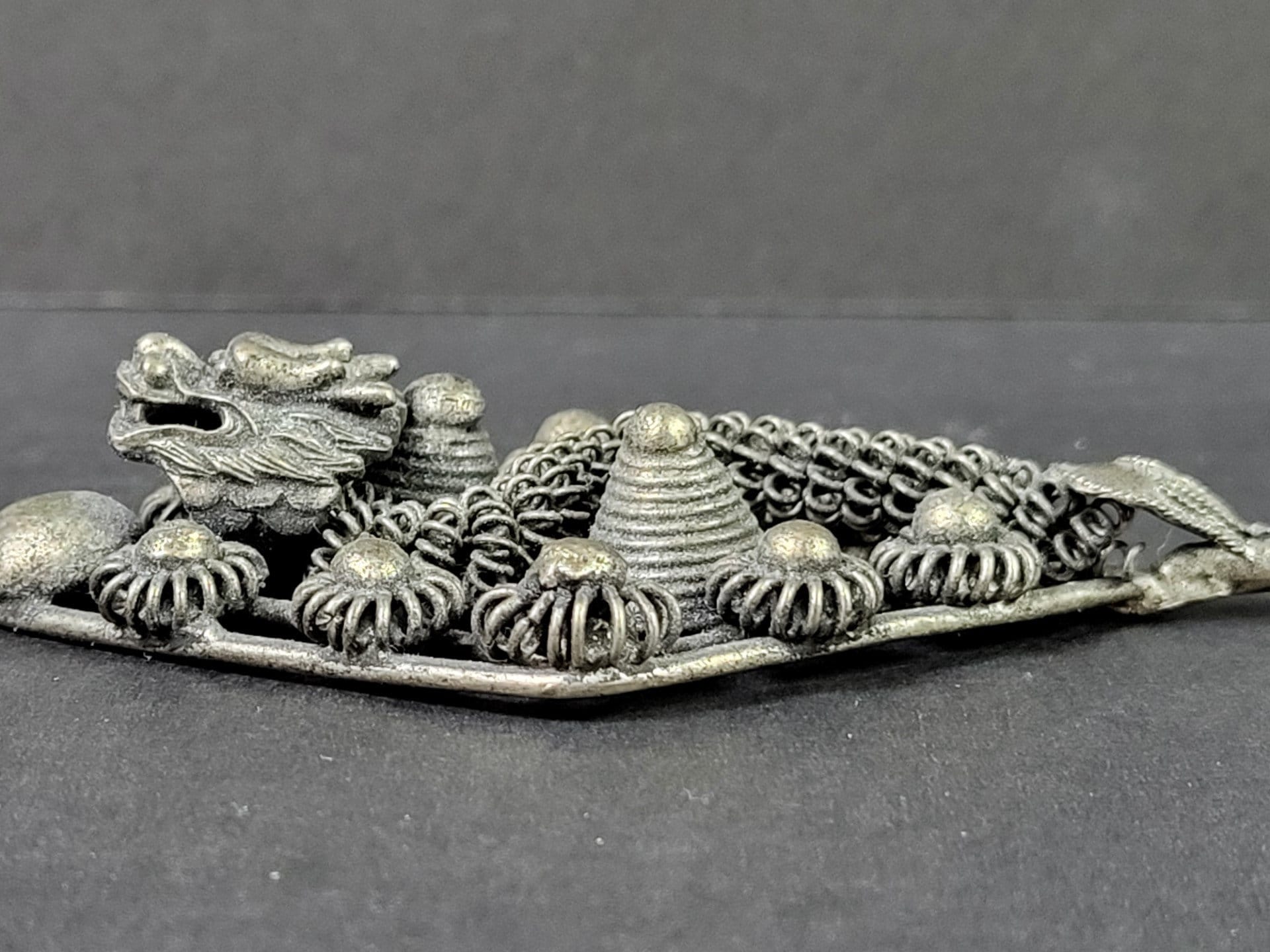 Antique Chinese Hmong Miao Tribal Silver Dragon Hairpin - Etsy