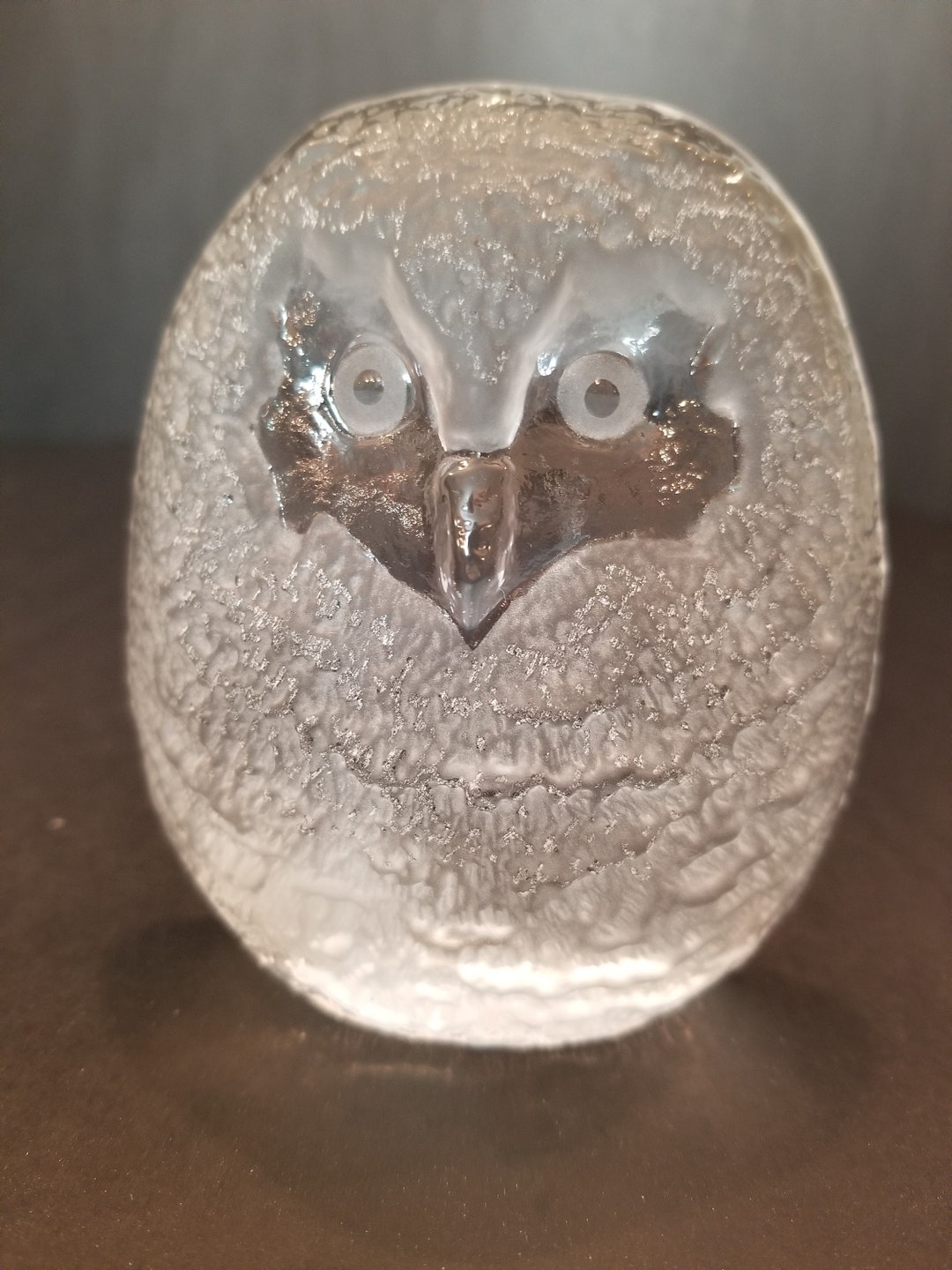 Mats Jonnason Lead Crystal Glass Owl - Etsy