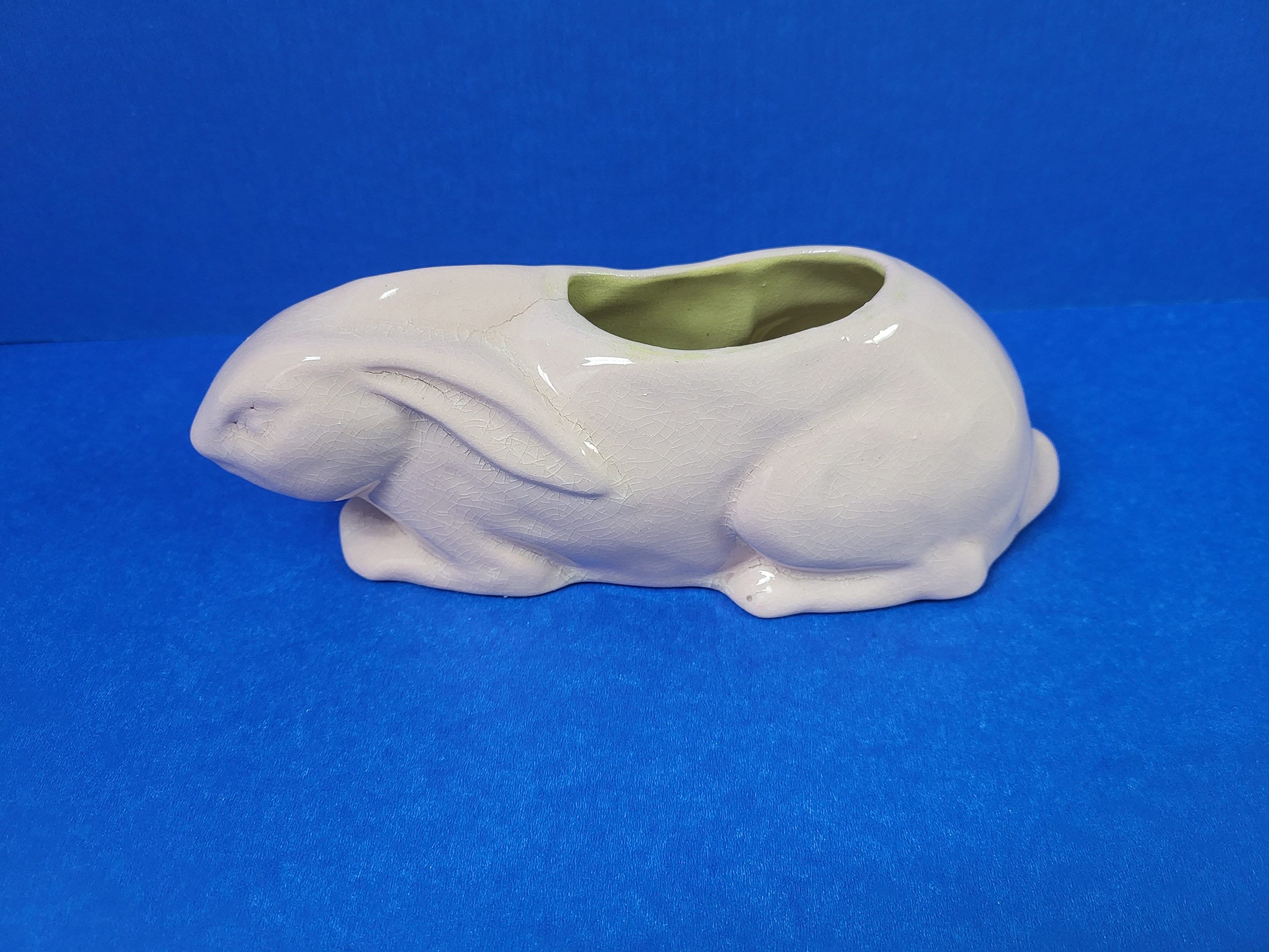 Medalta Pink Rabbit Planter - Etsy