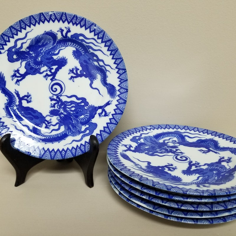 Dragon Plates - Etsy