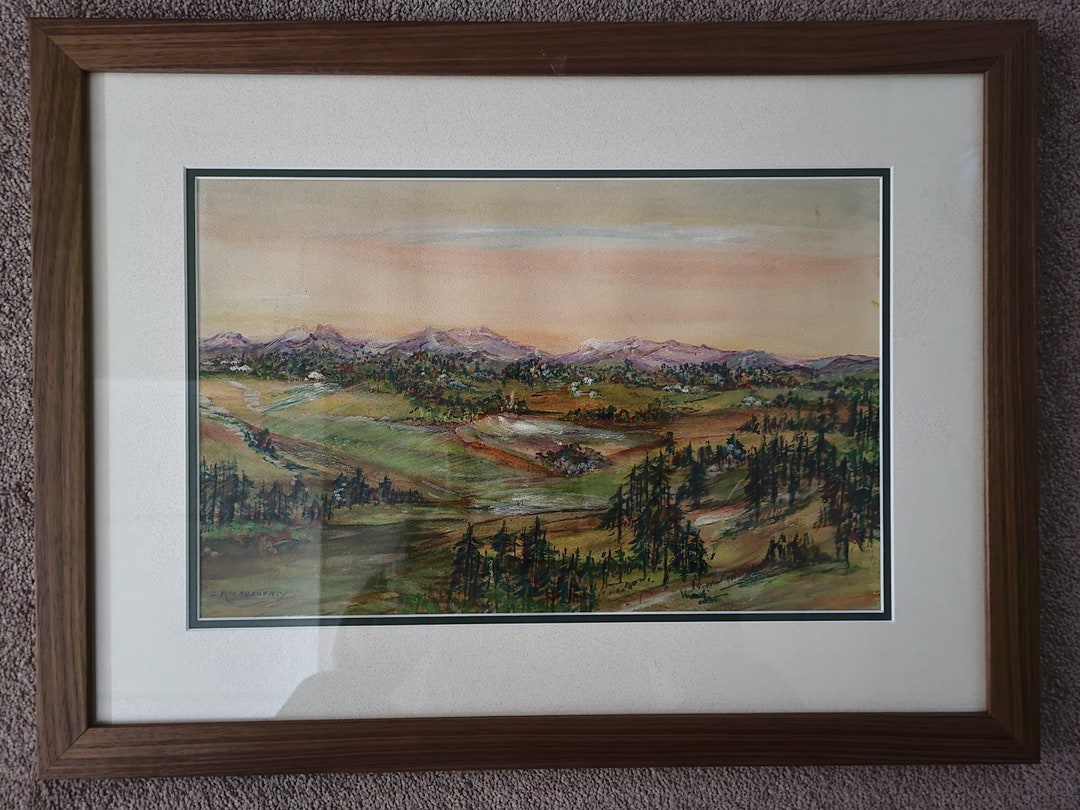Irene Mccaugherty (1914-1996) Mountain Landscape Painting - Etsy