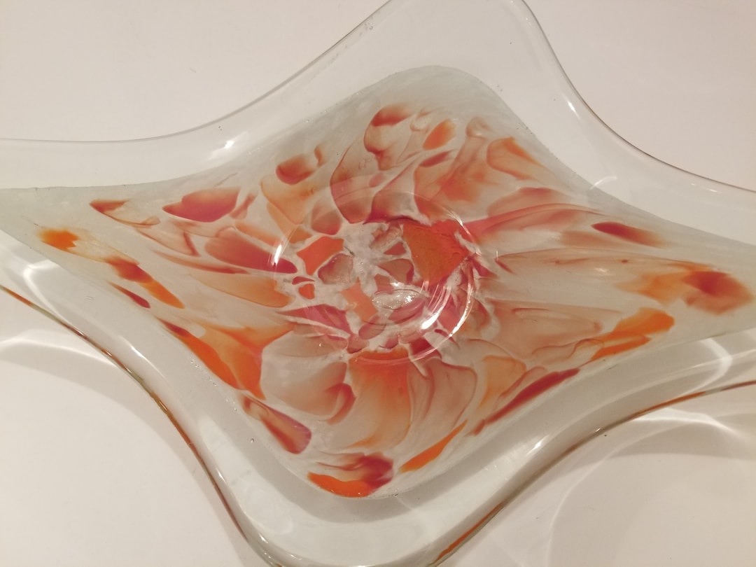 Altaglass Opalescent Glass Candy Dish - Etsy
