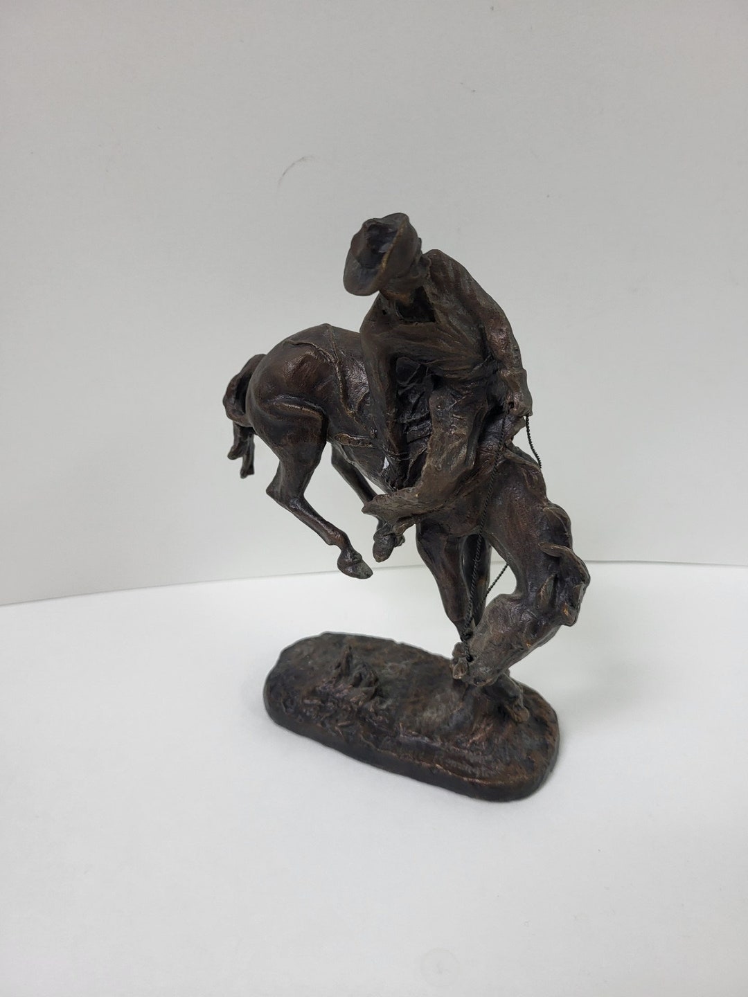 Frederick Remington "outlaw" Bronze Replica - Etsy