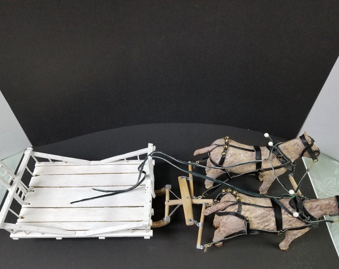 George Markel Winter Wagon and Team Wood Carving - Etsy