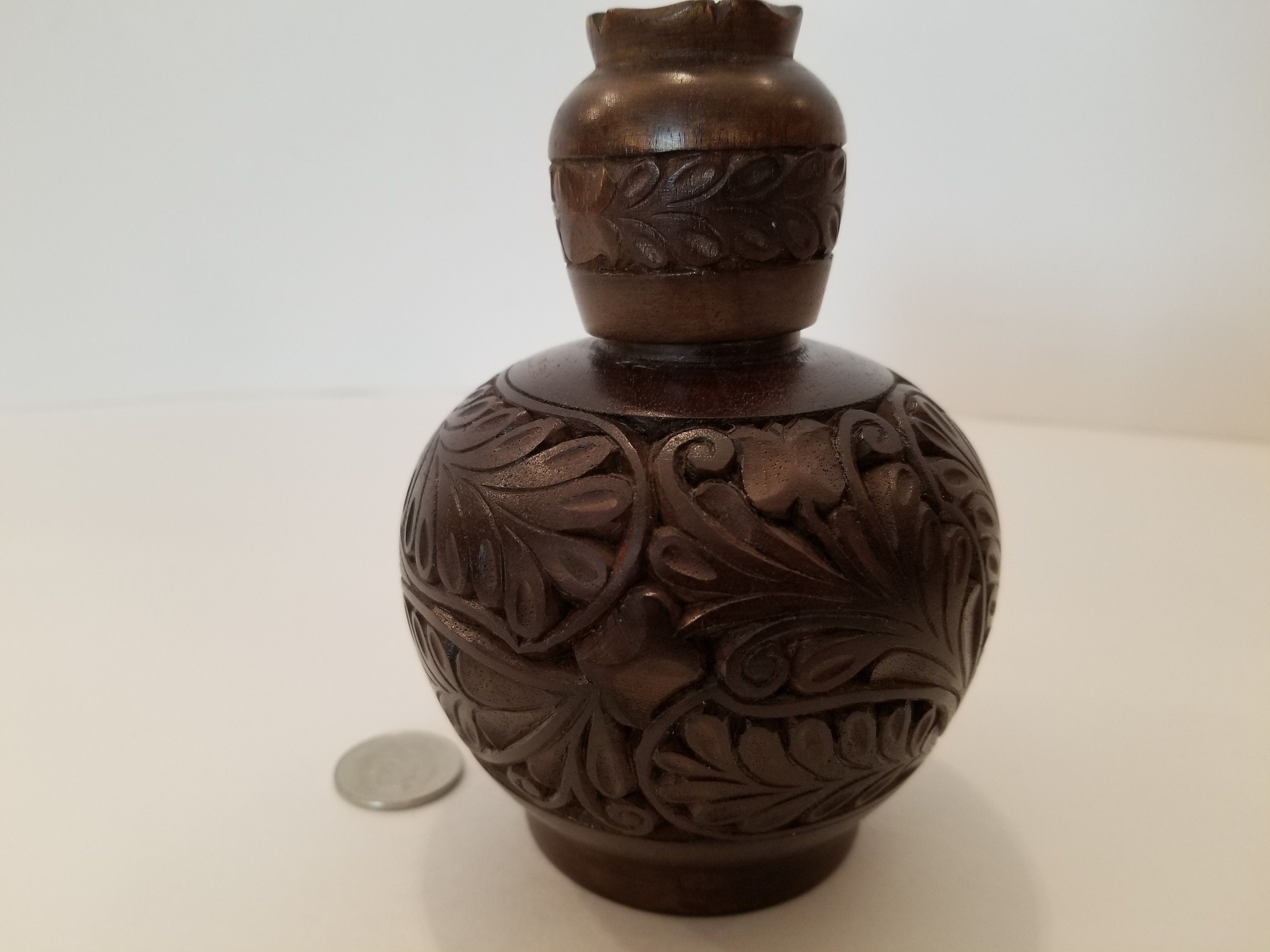 Swiss Wooden Wine/Brandy Flask Drinkware Kitchen & Dining etna.com.pe