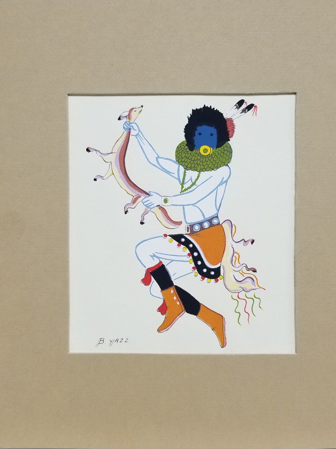 Beatien Yazz Native American Artist Print - Etsy