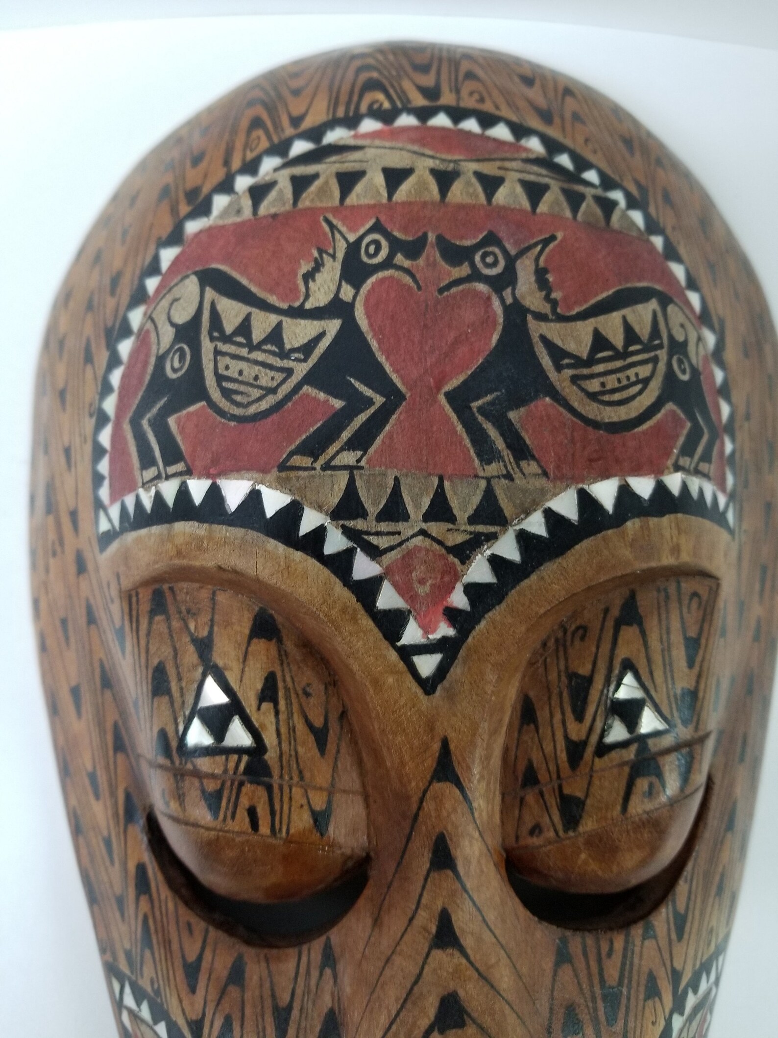 Malacca Malaysian Wood Tribal Mask - Etsy