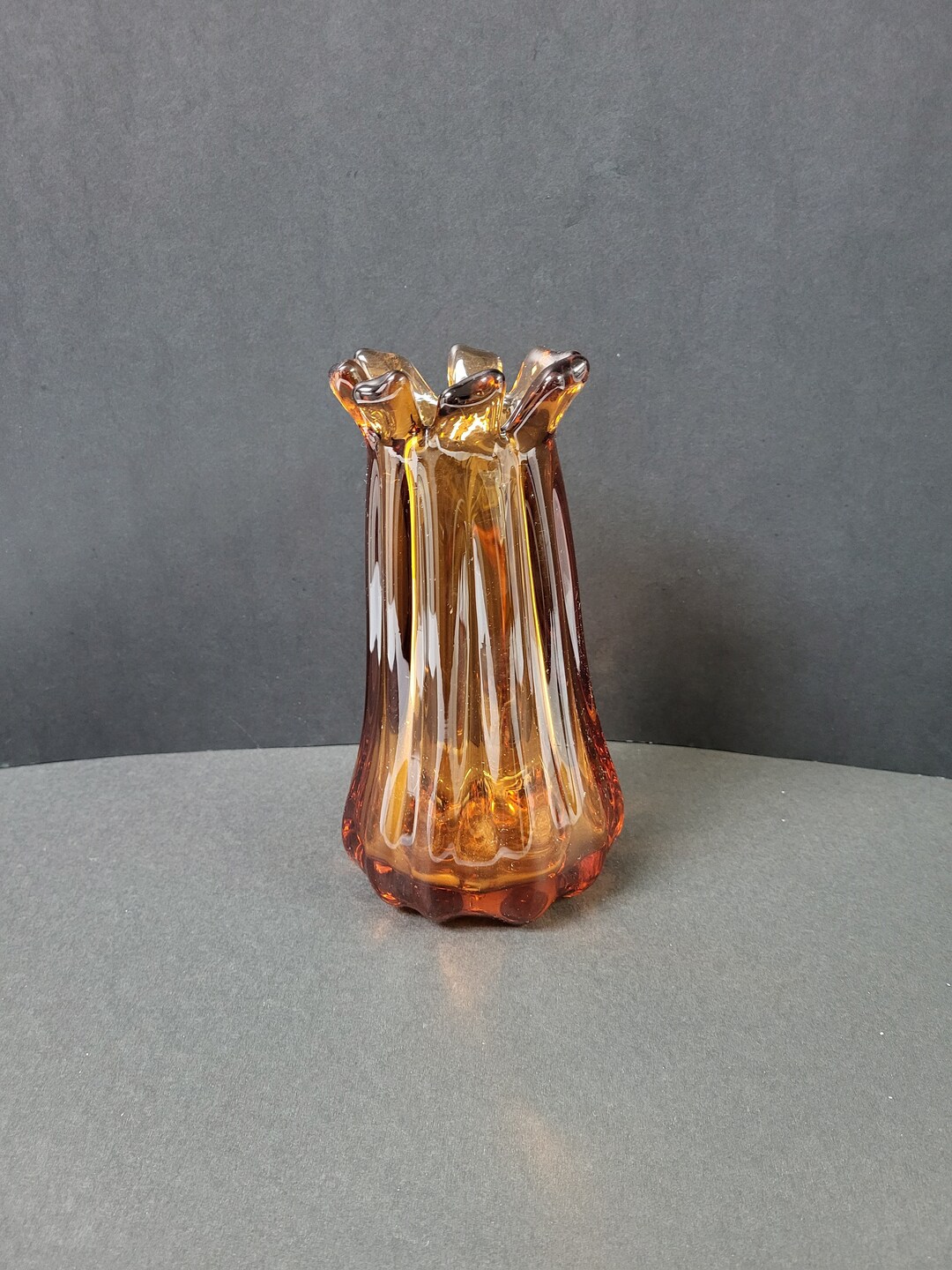 Altaglass Amber Glass Vase* - Etsy
