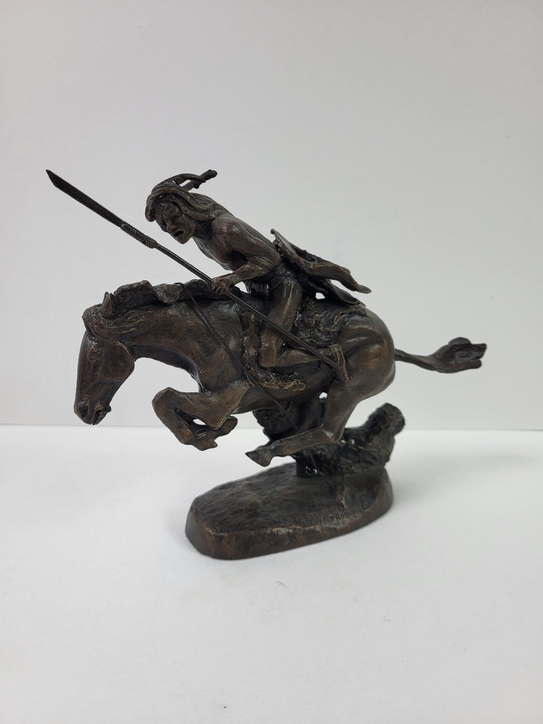 Frederick Remington Bronze "the Cheyenne" Reproduction - Etsy