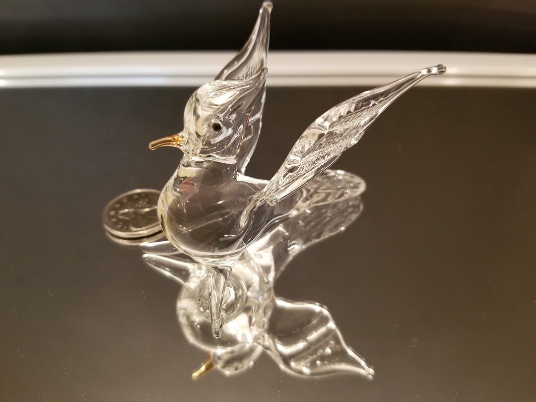 Altaglass Clear Glass Bird* - Etsy