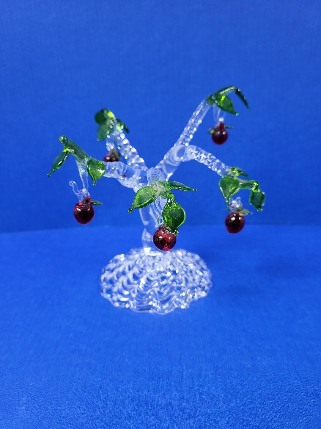 Altaglass Blown Glass Apple Tree - Etsy