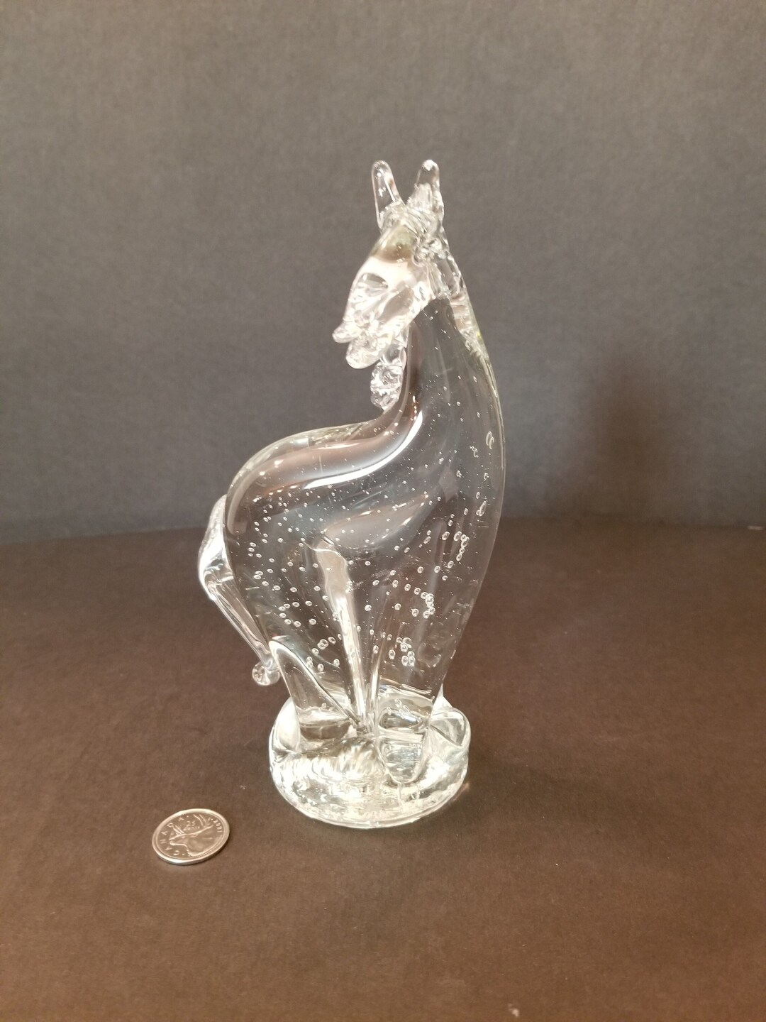 Altaglass Solid Glass Horse - Etsy
