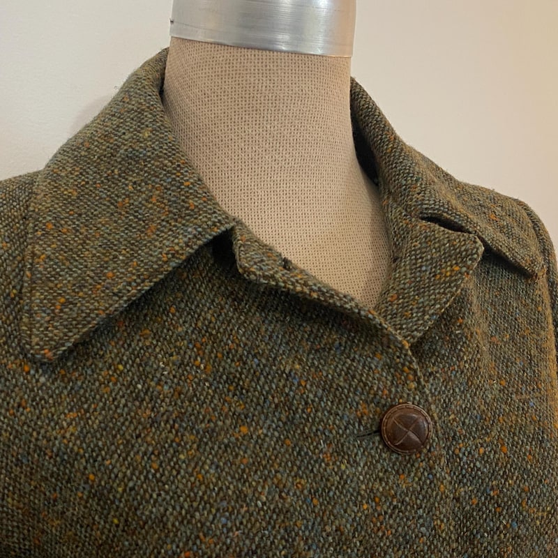 Donegal Tweed Womens Coats - Etsy UK