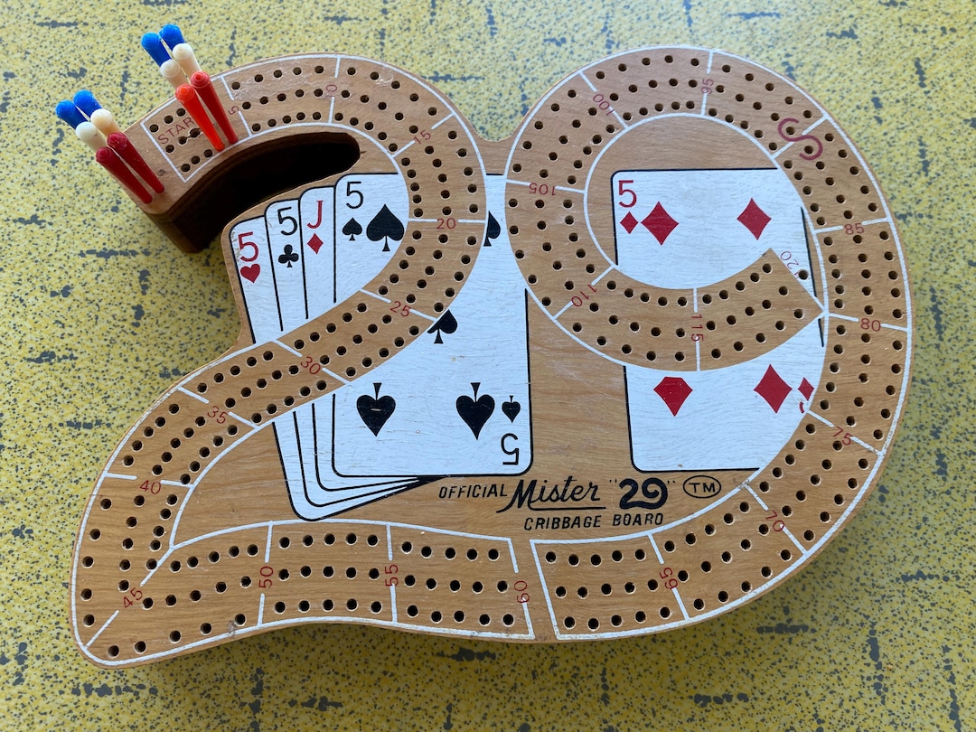 Official Mister "29" Cribbage Crib Board - Vtg. 1970s - Ryco Vancouver ...