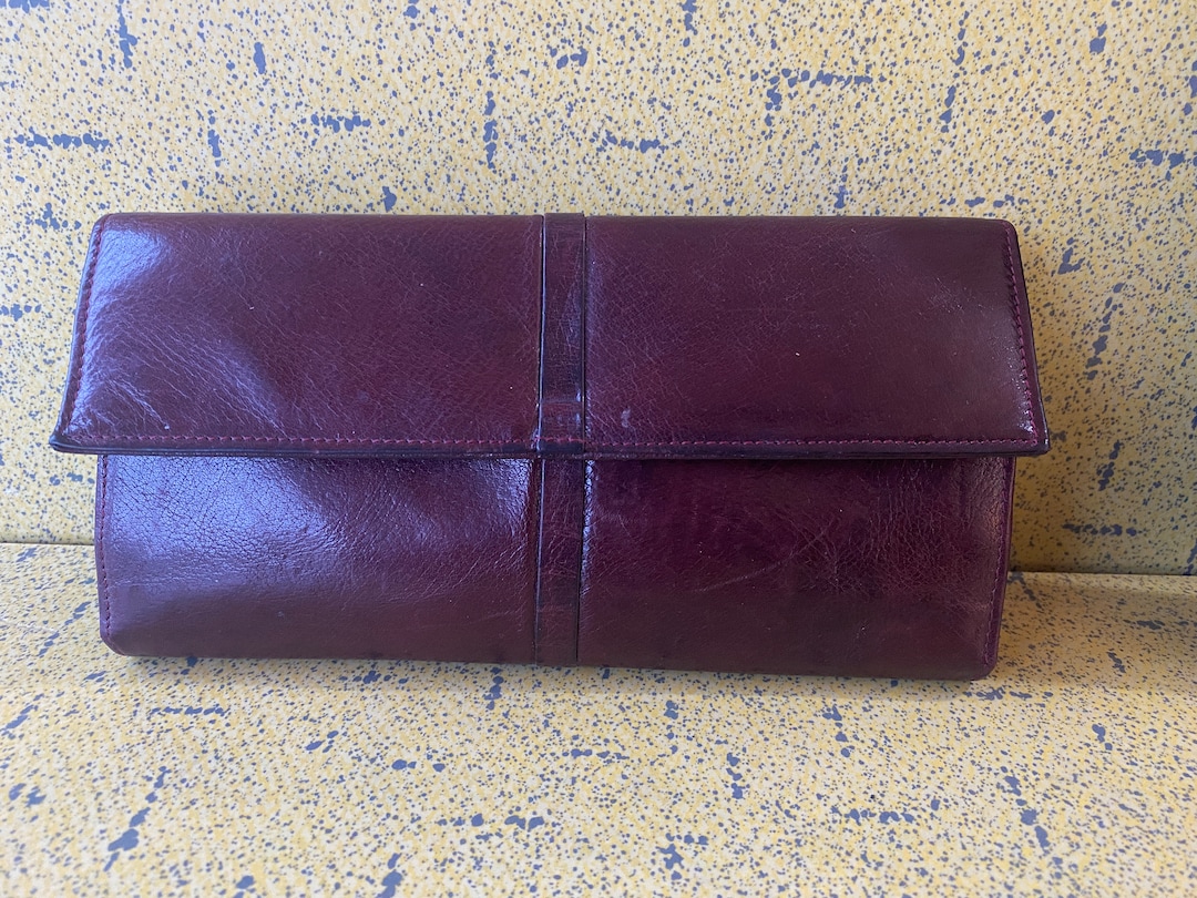 TILLEY Twin Canada Oxblood / Burgundy Calf Leather Woman's Long ...