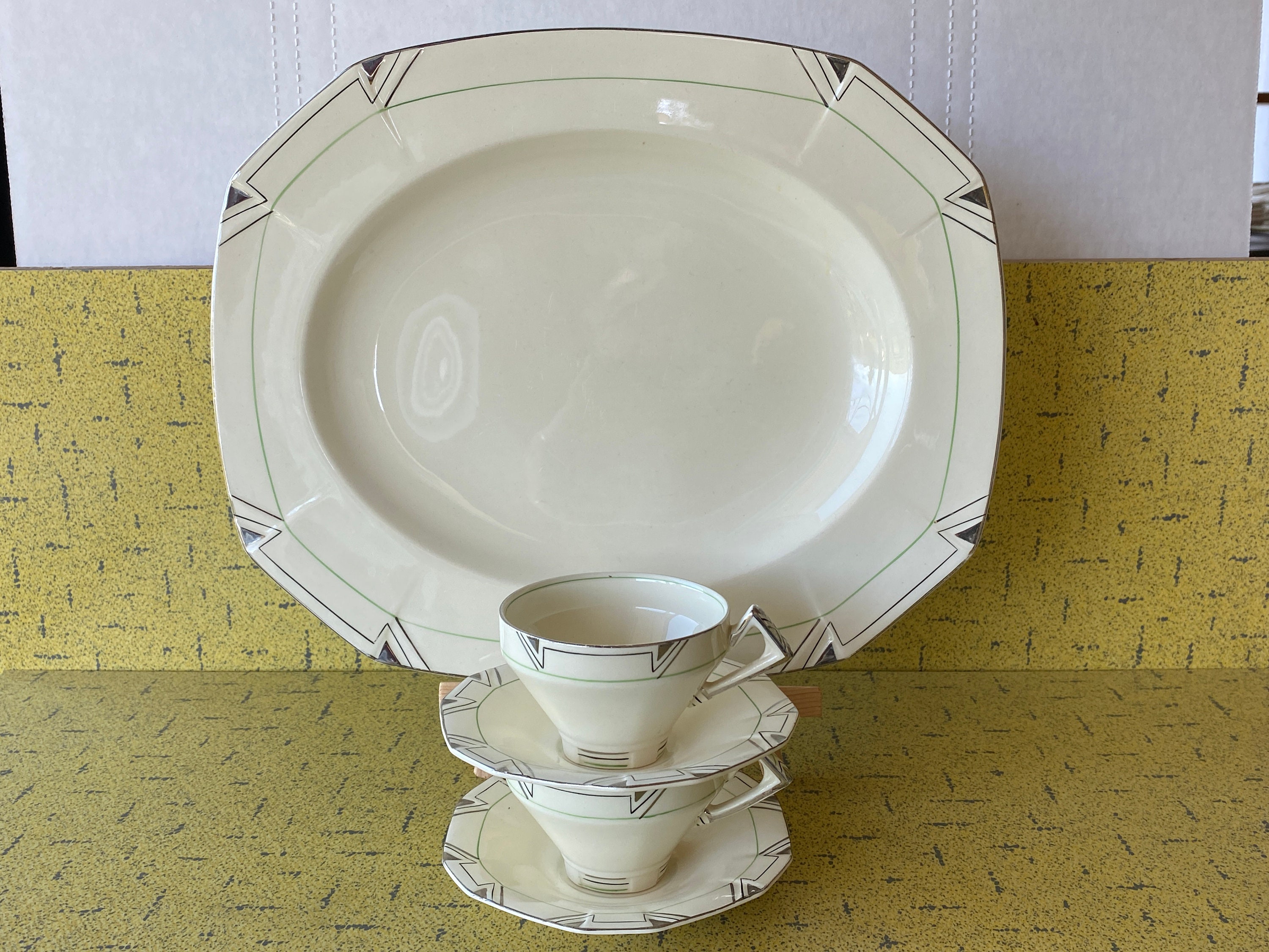 Alfred Meakin 1930s Marigold Princess Shape Large Platter & 2 - Etsy