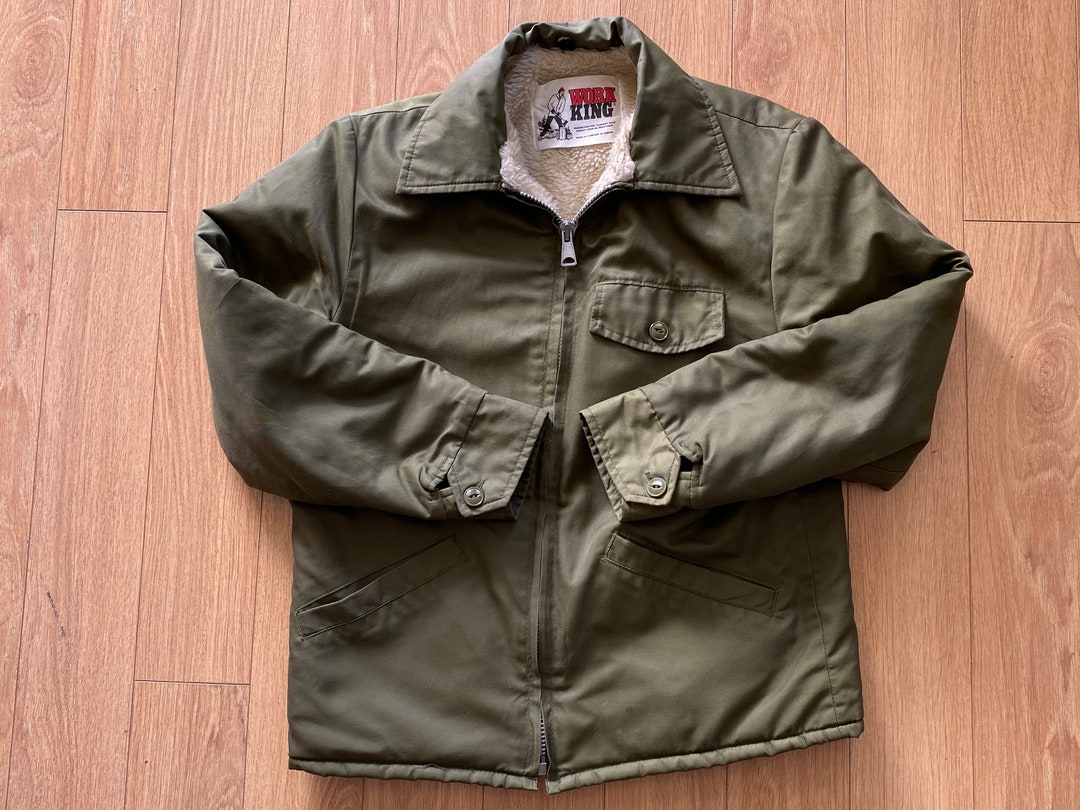 Work King Jacket Chore Coat Vintage 1970s Made in Manitoba Canada Size ...
