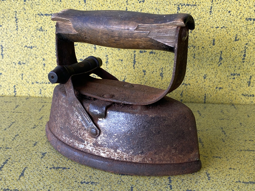 Asbestos Brand 72-B Sad (solid) Iron W/ Removable Handle / Heat Shield ...