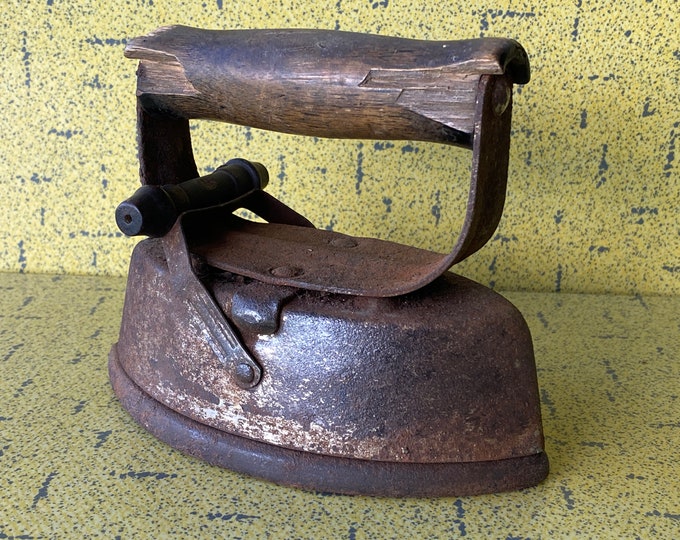 Asbestos Brand 72-B Sad (solid) Iron W/ Removable Handle / Heat Shield ...