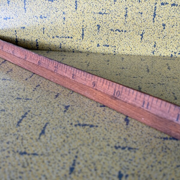 Vintage Wooden Ruler - Etsy