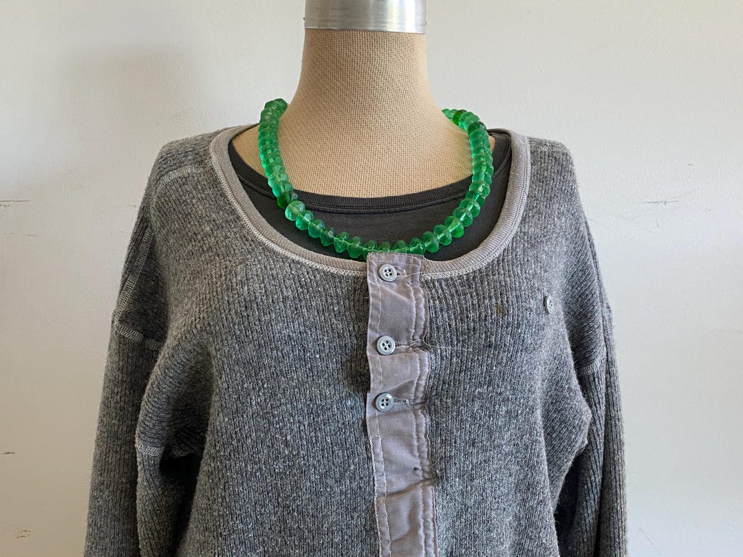 STANFIELD'S Canada Grey Wool & Acrylic Pullover Henley Long Underwear ...