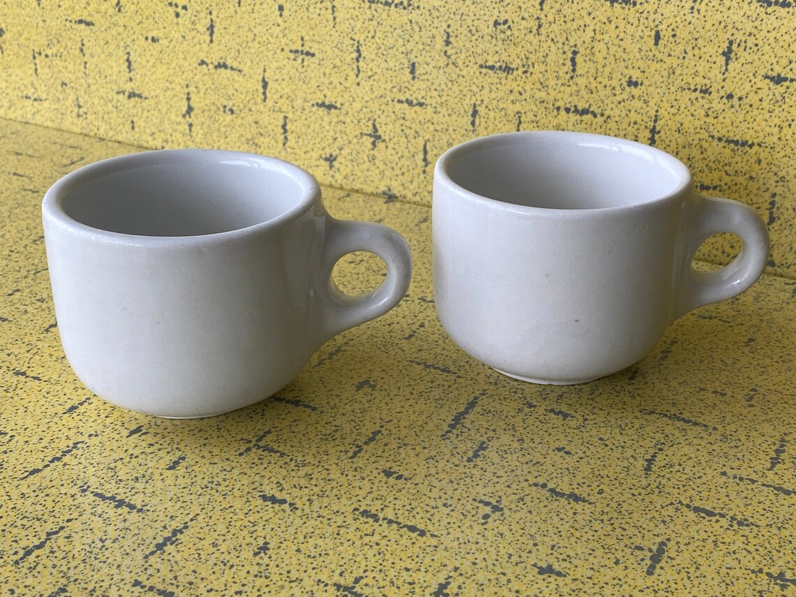 MEDALTA Vitrified Restaurant Hotel Ware Set of 2 Coffee Mugs | Etsy