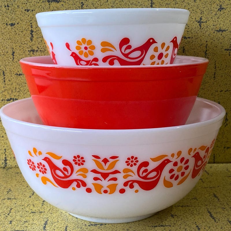 Red Pyrex - Etsy