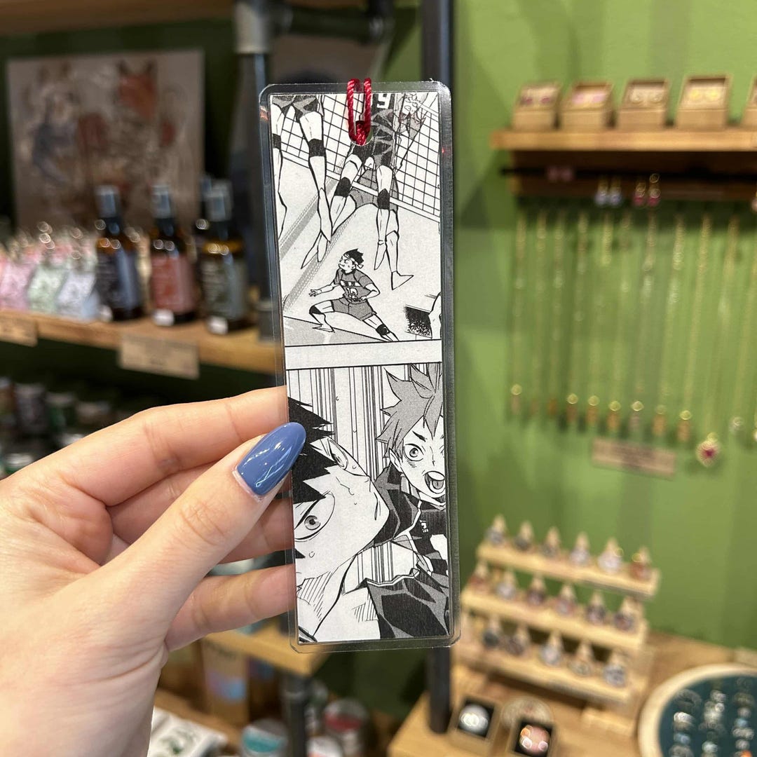 Manga Bookmark Made and Packaged by Hand, Laminating Original Comic ...