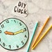 DIY Clock Printable - Etsy