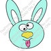 Funny Bunny Face for Prek and ESL Classrooms - Etsy Canada
