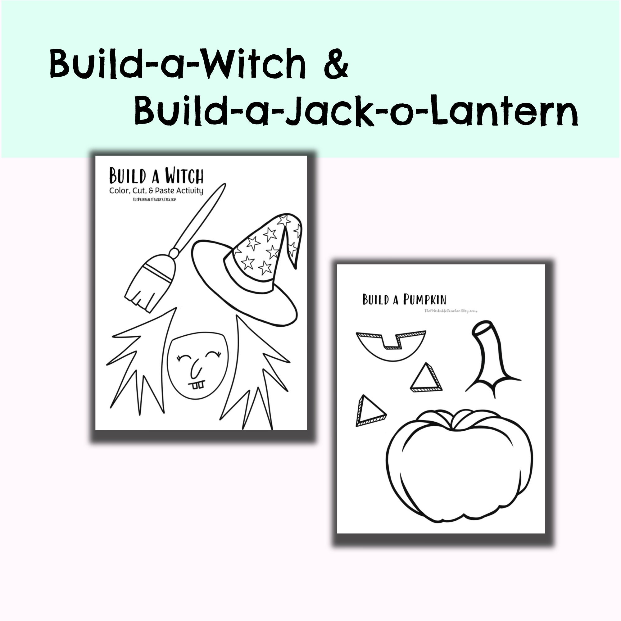 Halloween Activity Pack Printable Bundle for Kids - Etsy