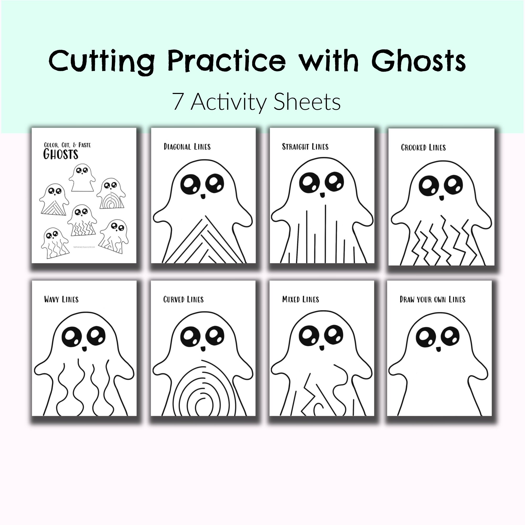 Halloween Activity Pack Printable Bundle for Kids - Etsy