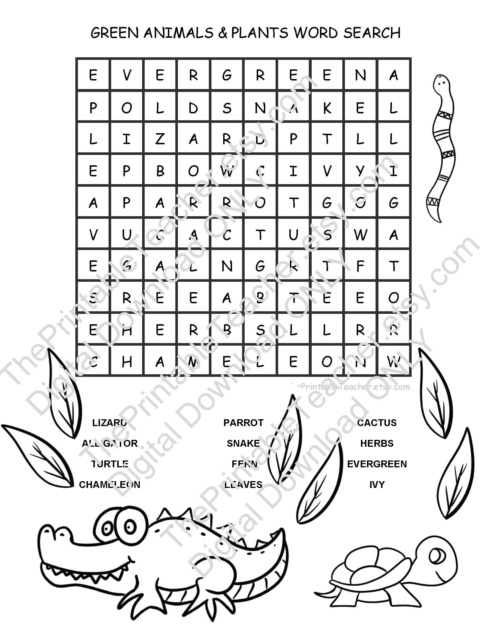St. Patrick's Day Word Search Bundle - Etsy