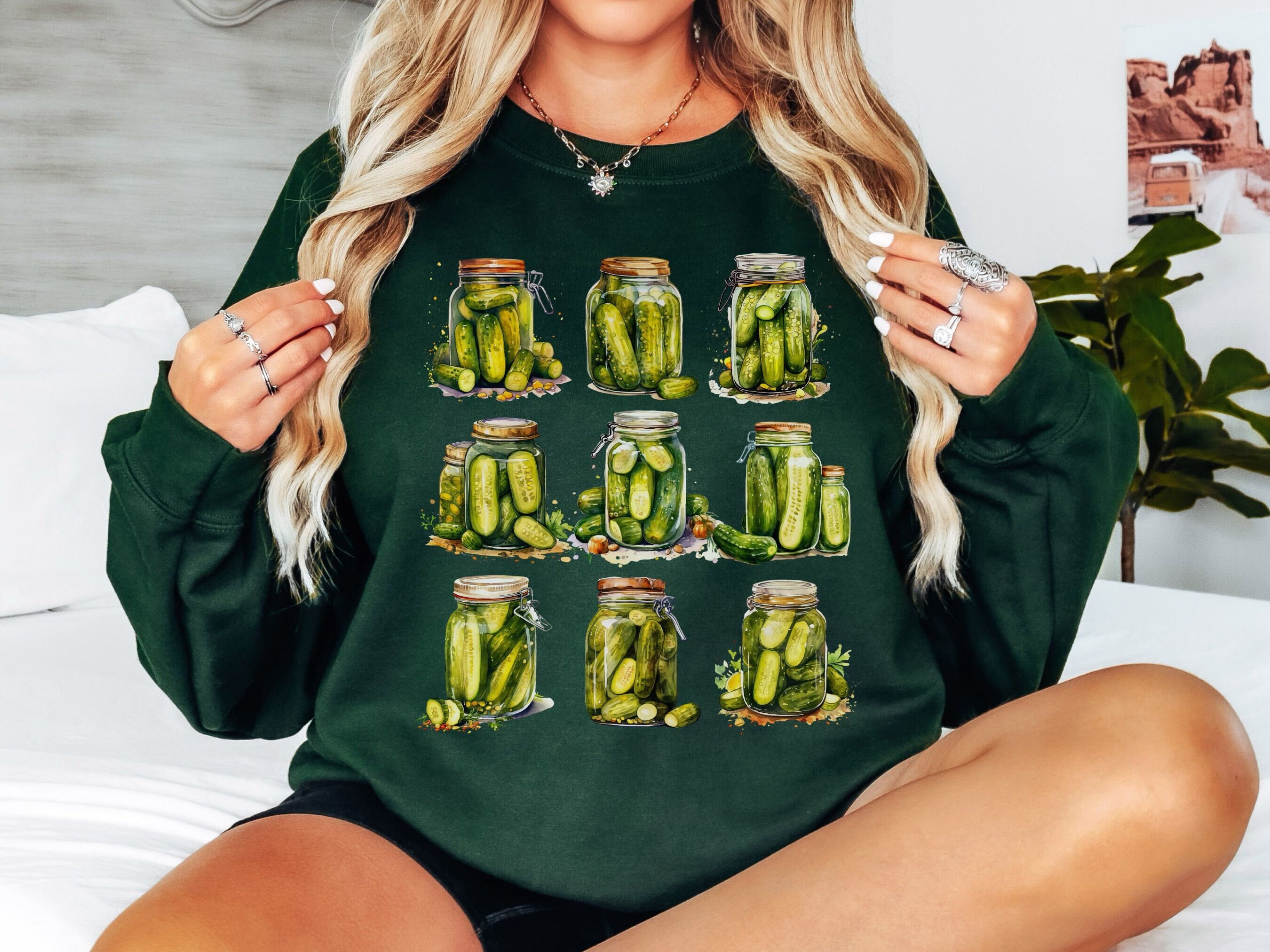 Pickle Jars Sweatshirt, Pickles Sweatshirt, Funny Pickle Sweatshirt ...