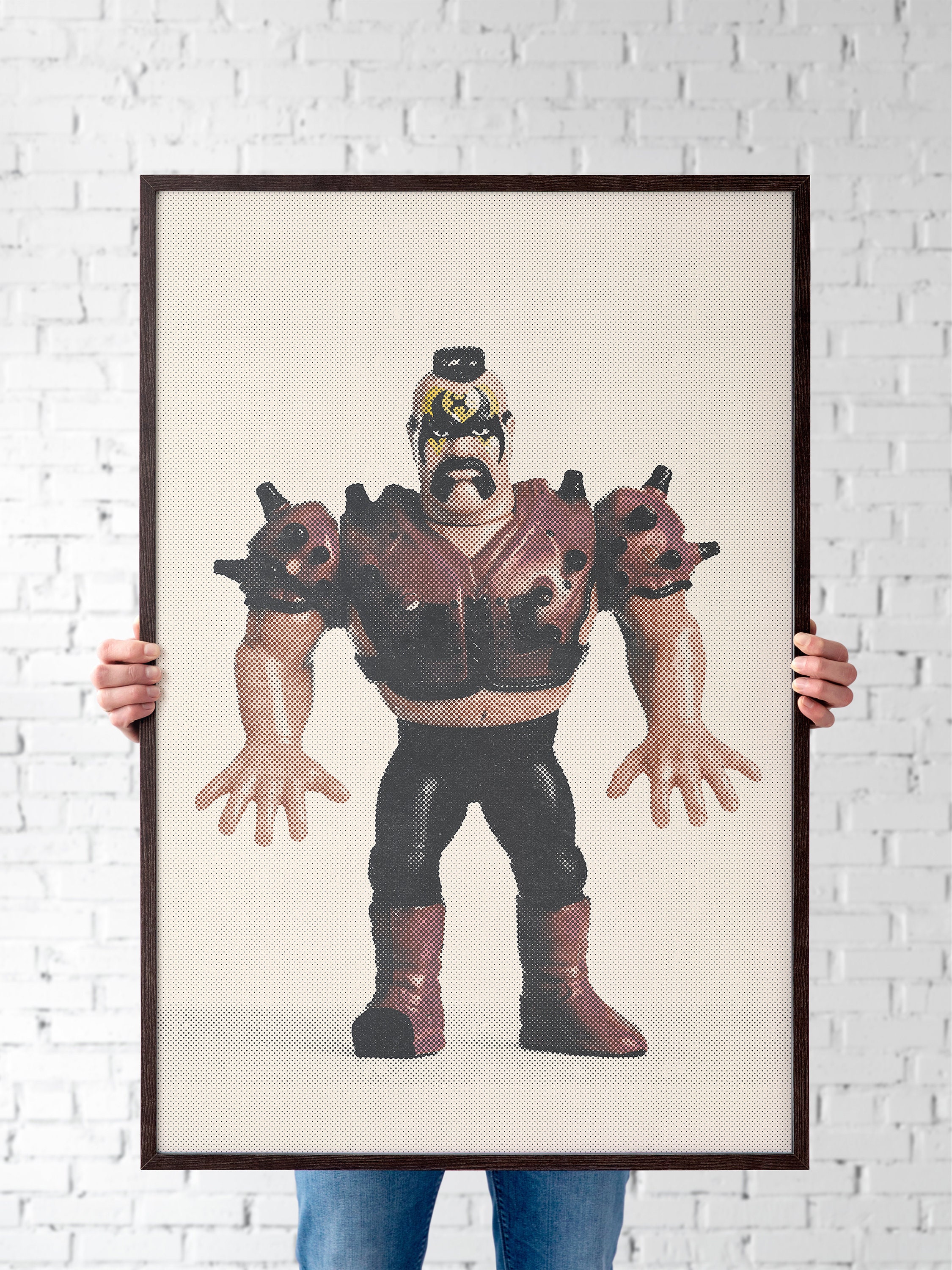 The Legion of Doom Animal Digital Wall Art, WWF Wrestling, Road ...