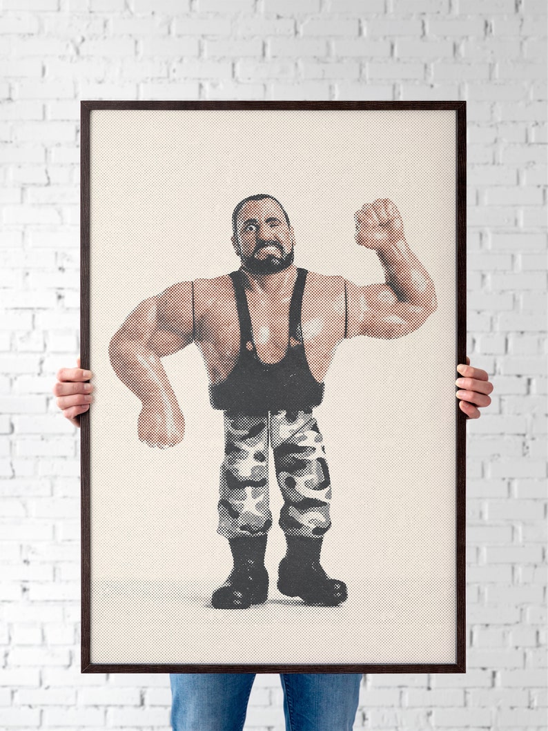 The Bushwhackers Digital Wall Art Bushwhacker Butch WWF - Etsy